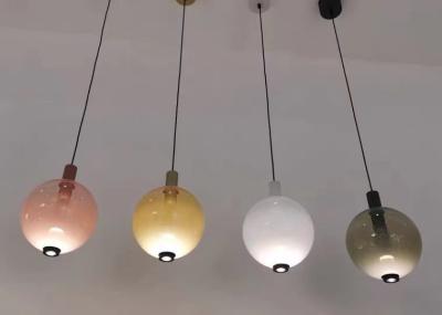 China Modern Designer Lamp Decorative Indoor Glass Ball Suspension Light Pendant Lamp for sale