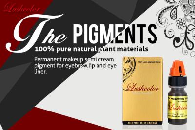 China Good brand lushcolor micro permanent makeup pigment ink for eyebrow for sale
