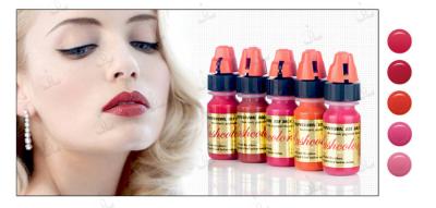 China High quality for beauty woman permanent makeup pigment tattoo ink for lip for sale