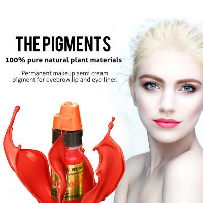 China The pigment ture color for permanent makeup eyebrow&lip tattoo ink lushcolor for sale