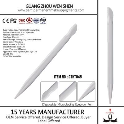 China Supply professional disposable microblading eyebrow permanent makeup plastic pen from chinese manufacturer for sale