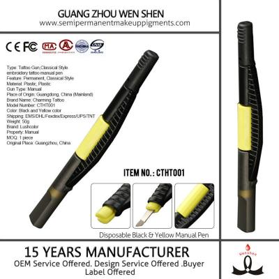 China High quality disposable microblading eyebrow permanent makeup manual pen for sale