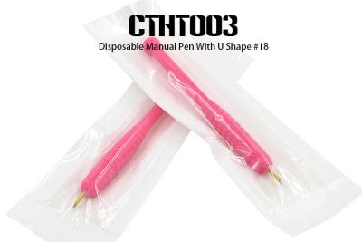 China Newest 3D manual permanent makeup handmade tattoo eyebrow plastic pen for sale
