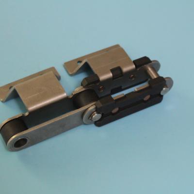 China SS304 Carbon Material Stenter Chain Link Ferraro Compactor Parts for sale
