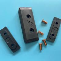 China Artos Brand Stenter Textile Machine Components Sliding Pad Carbon Peek Material Bring Copper Rivet for sale