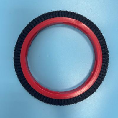 Cina Dimensione di nylon dei capelli 220*167 del corpo dei pezzi meccanici di Monforts Stenter di spazzola del nero rosso della ruota in vendita