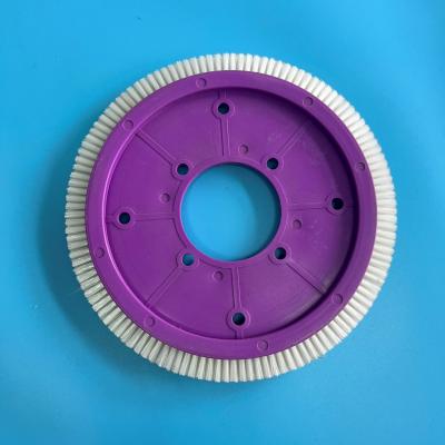 Cina LK Stenter spazzola ruota Bruckner corpo di plastica viola Pelle di maiale Pelle di nylon Pelle di stenter parti della macchina in vendita