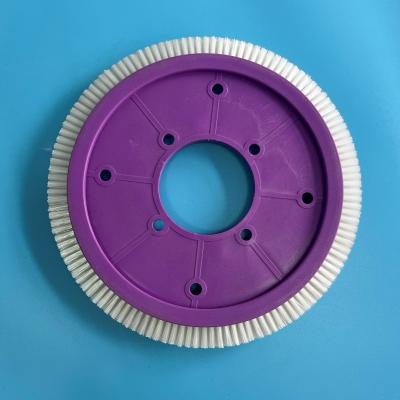 Cina LK Stenter spazzola ruota Bruckner corpo di plastica viola Pelle di maiale Pelle di nylon Pelle di stenter parti della macchina in vendita