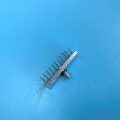 China Italy Ferraro Compactor Machine Vertical Chain Parts Pin Plate Stenter Pin Bar Assembled Screws Copper Material for sale