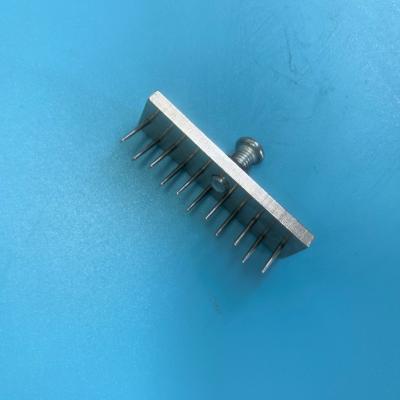 China Italy Ferraro Compactor Machine Vertical Chain Parts Pin Plate Stenter Pin Bar Assembled Screws Copper Material for sale