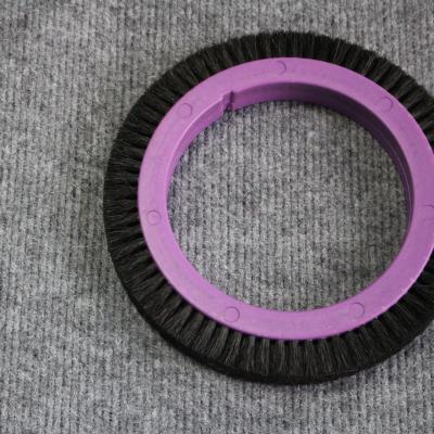 Cina Stenter Finishing Machinery Parts Stentex Pulsera a ruota 122mm Dia Nero Brille Purple Corpo di plastica Buona qualità in vendita