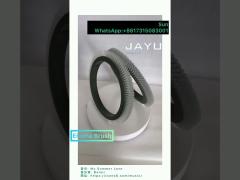 122 inner dia stenter machine parts brush wheel green plastic body white nylon hair good quality