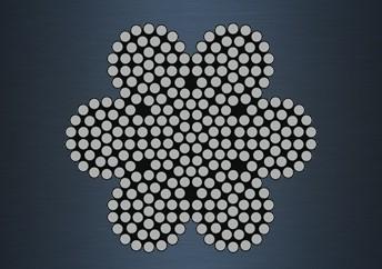 China Large Safety Factor Galvanized Wire Rope Operation Stability For General Engineering for sale