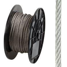 China 7x19 AISI316 Stainless Steel Wire Rope Long Service Life For Green Wall for sale