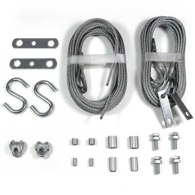 China Garage Door Wire Rope Assemblies Replacement 2 Sets Safety Cables for sale