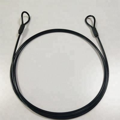China Pvc Coated Wire Rope Bridle Slings 7 X 19 5mm Flexible With Shrinkable Tube for sale
