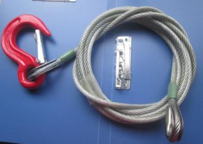 China Portable 9.5mm Heavy Wire Rope Choker Sling Galvanized Coated For Cargo Boat for sale