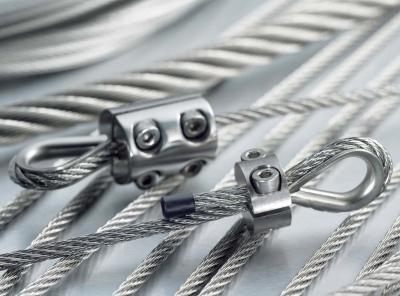 China 4.8mm Steel Wire Rope Sling Cable Assemblies With Clip / Eye Hook Thimble for sale