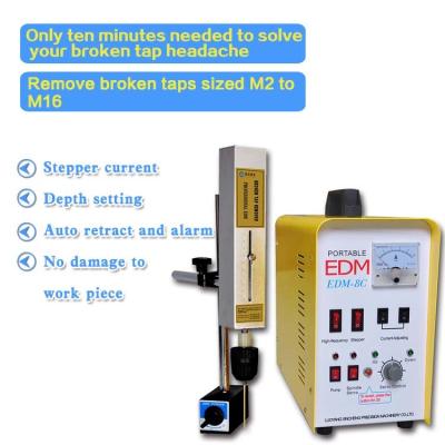 China Portable mini edm drilling machine and tap remover for sale