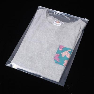 China Clear Zipper Slider Poly Bags For Garments for sale