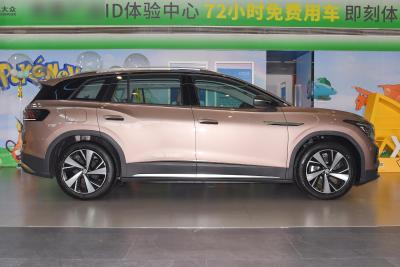 Cina Di Volkswagen EV dell'automobile pro 617 chilometri 5 porte usate 7 Seater SUV elettrico di VW Id6 in vendita