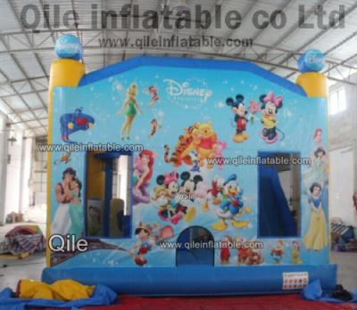 China inflatable disney princess bouncy castle,rent inflatable combo. 3 in 1 combo for sale