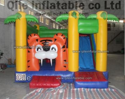 China inflatable tiger bouncy castle,bouncy with slide,inflatable castle hire,inflatables china for sale