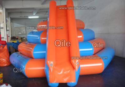 China 2.7m High Inflatabale Water Climbing Slide With Durable Nylon Rope for sale