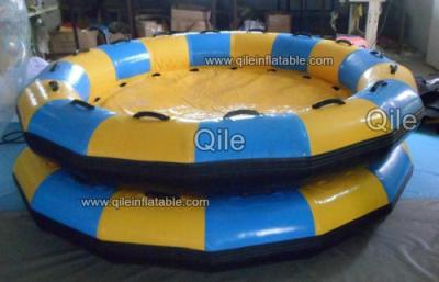 China Funny 0.9mm PVC Tarpaulin Drifting boat  Drifting  ring For Water Park Games for sale