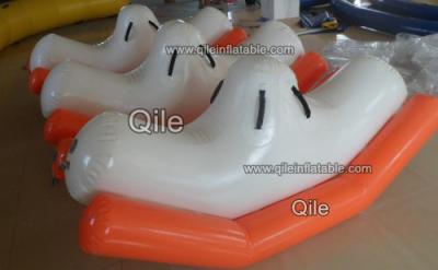 China 0.9mm PVC Tarpaulin Inflatable Water Totter  with Reinforced Strips for sale