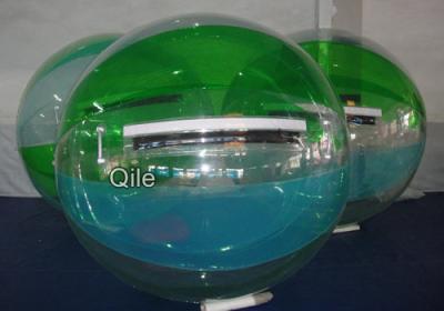 China Clear TPU Inflatable Water Walking Ball With Durable Tizip Zipper for sale