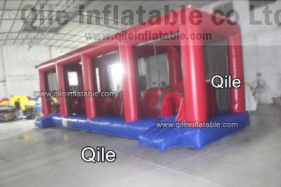 China 18OZ Adult Inflatable Wipeout Sport Game , Wipe Out Obstacle Coure For Outdoor for sale