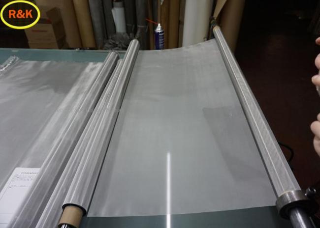 Malla de alambre color plata del filtro del acero inoxidable/pantalla de malla micro del acero inoxidable