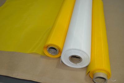 China White Mesh Screen Material Polyester Printing Screen 200 Mesh / Inch for sale