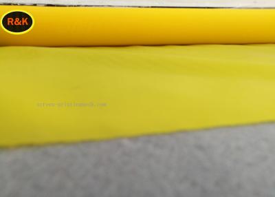 China 77T Polyester Silk Screen Printing Mesh Roll Low Elongation 18 -420 Mesh for sale