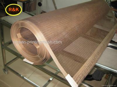 China PTFE Coated Screen Printing Materials Fiberglass Mesh Sheets For Cardboard Division for sale