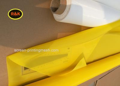 China PCB Printing Screen Printing Screen Mesh Yellow Color 110 Polyester Mesh 40-42 Micron for sale