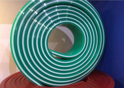 China Polyester Silk Screen Squeegee Rubber Roll Green Color UV Resistance for sale