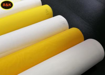 China Low Elasticity Yellow 61T Screen Fabric Mesh For Liquid Crystal Display for sale
