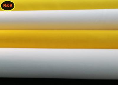 China Low Elasticity Yellow 61T Screen Fabric Mesh For Liquid Crystal Display for sale