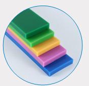 Quality Durable Silk Screen Squeegee Blades Solvent Resistant Polyurethane Squeegee For Screen Printing for sale