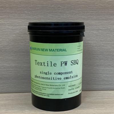 China Low Viscosity Screen Printing Emulsion Water Resistant Easy Operation for sale