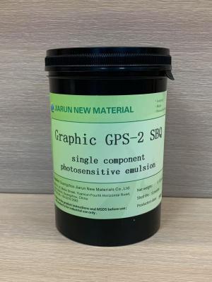 China Blue Screen Printing Emulsion Graphic GPS-2 SBQ Single Component Photosensitive Emulsion for sale