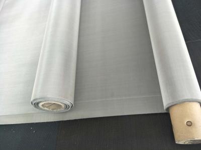 China 304 316 Stainless Steel Wire Mesh Silver Color Screen Printing Mesh Roll for sale