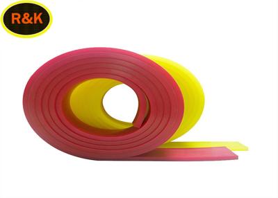 China Green Transparent Screen Printing Squeegee 40mm*9mm*4m Length Customized Size for sale