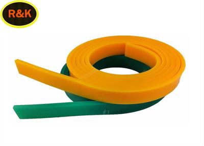 China Green Transparent Screen Printing Squeegee 40mm*9mm*4m Length Customized Size for sale