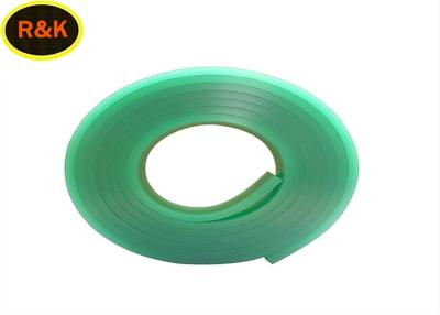 China Green Transparent Screen Printing Squeegee 40mm*9mm*4m Length Customized Size for sale