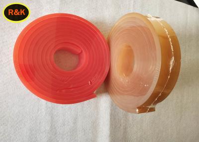 China 90*5 65 A Red Color Screen Printing Squeegees Roll For Printing Material for sale