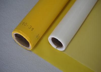 China 120 T Mesh 160 Mesh Silk Screen Printing Mesh Screens White Yellow Color for sale