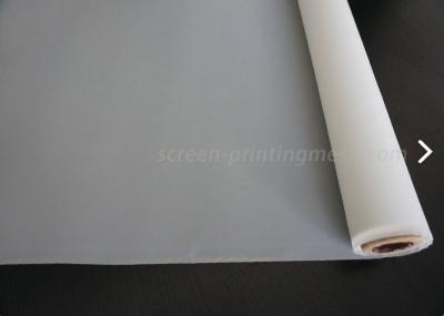 China Food Grade 100% Polyester White Screen Printing Mesh for sale